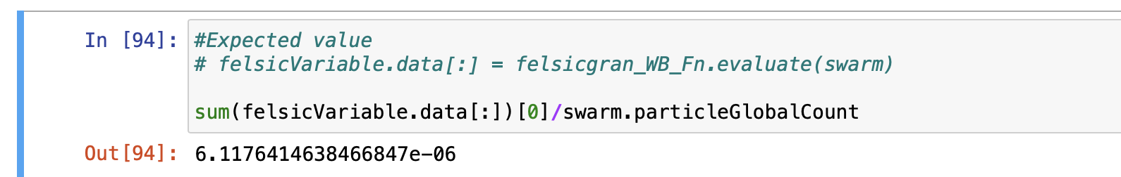 How to get the integration of a swarm variable as a percentage of total swarm particles? · Issue ...