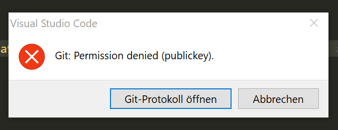 [git] The native implementation of git seems to be unable to handle git ssh keys with password ...