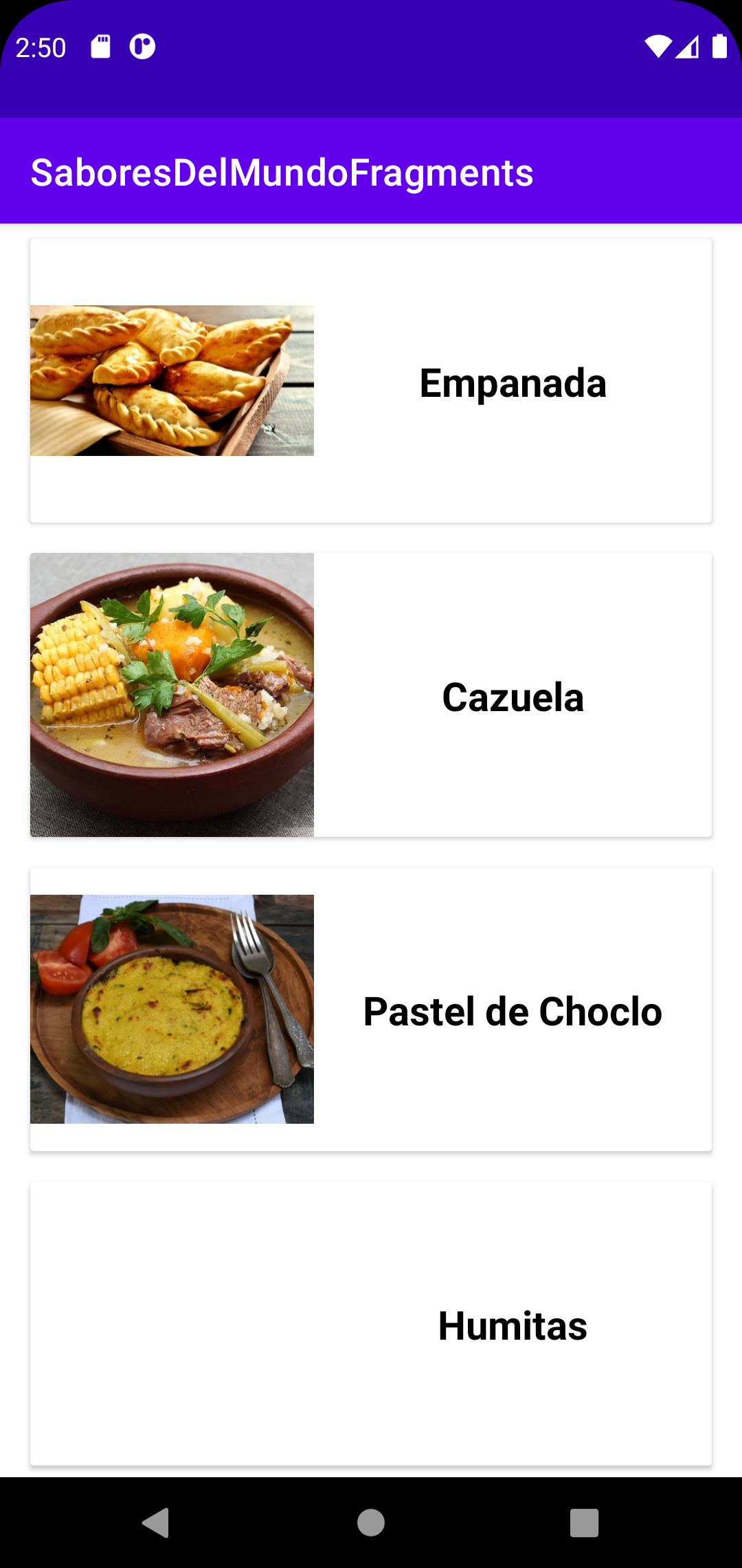 GitHub - FCerdaAL/SaboresDelMundoFragments