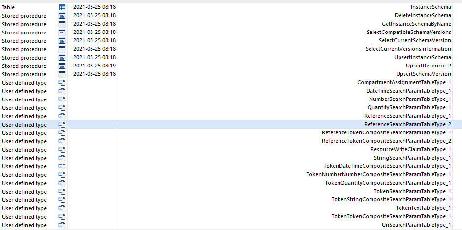 Remove unused types in a new SQL schema version · Issue #1870 · microsoft/fhir-server · GitHub