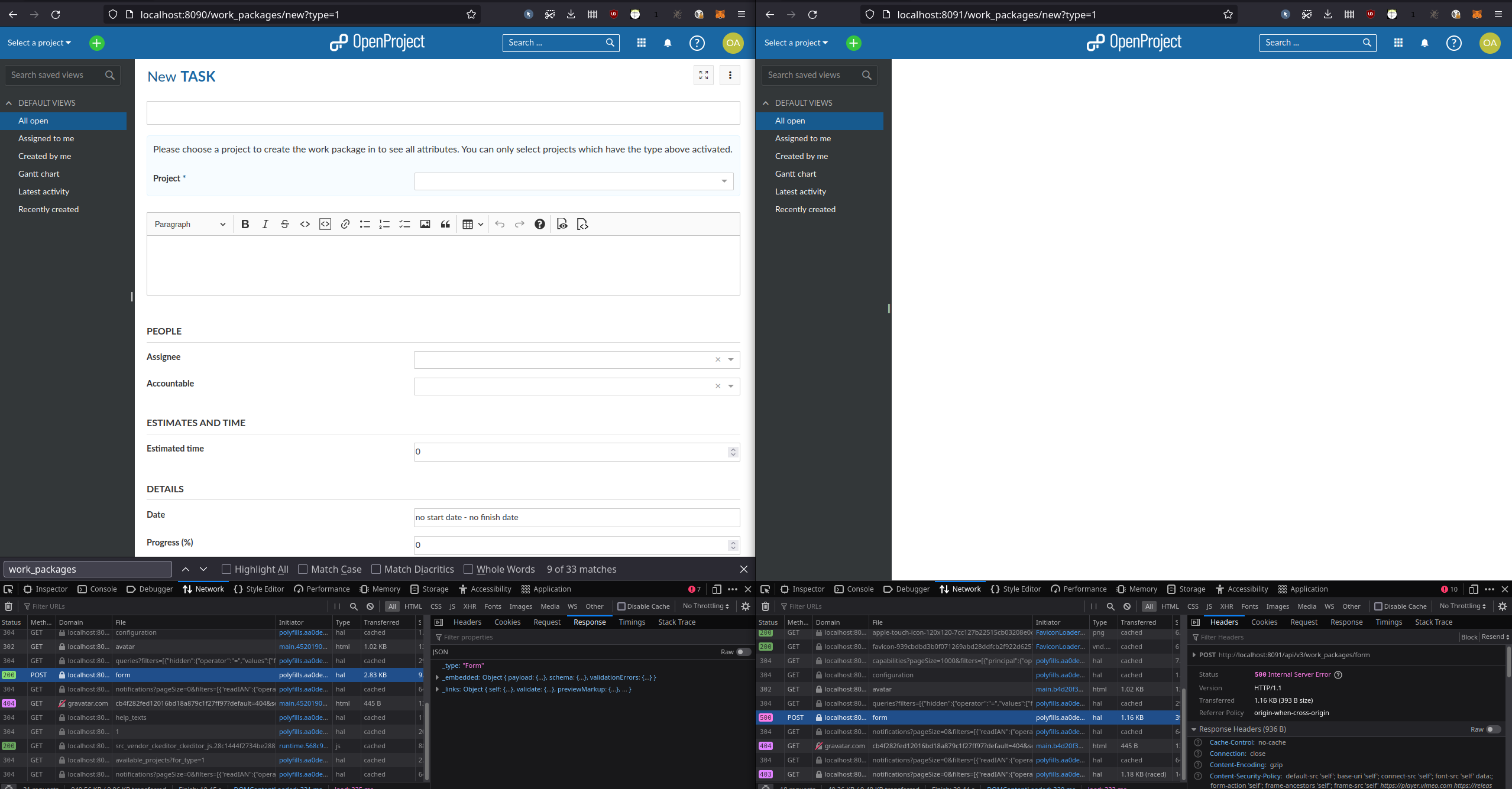 500 Error On Work Package Creation · Issue 8 · Btey Openproject Gitlab Integration · Github