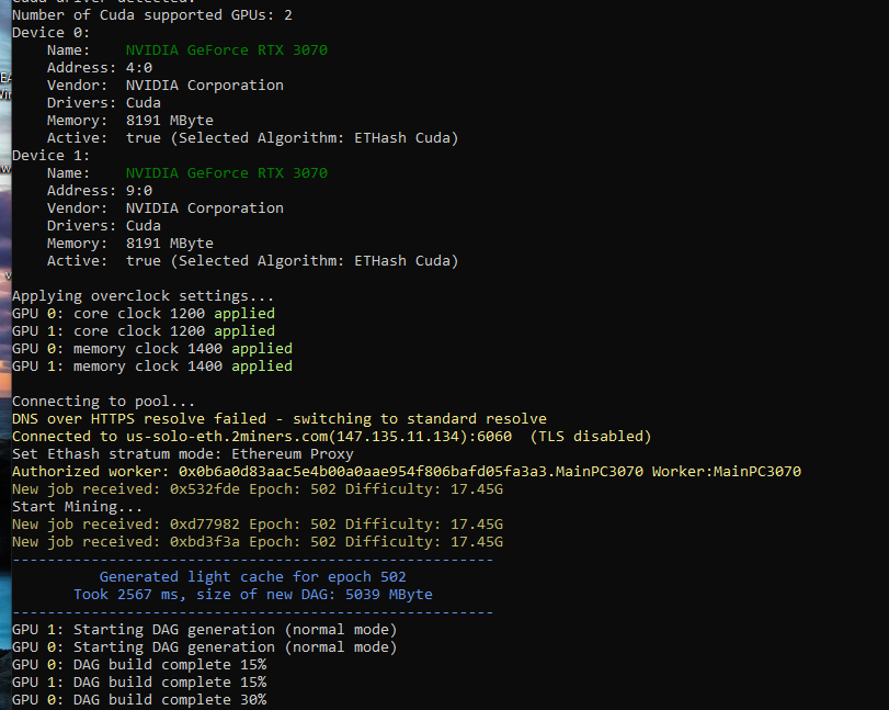 Running 1.52 on Windows is nerfing my non-LHR 3070's - even when ...