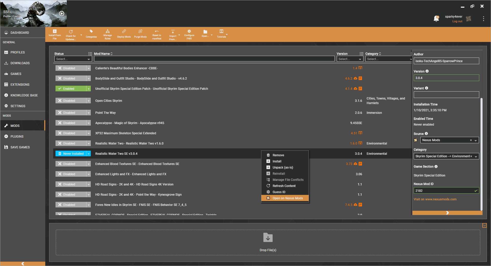 Open on Nexus Mods button does not work · Issue #8277 · Nexus-Mods ...