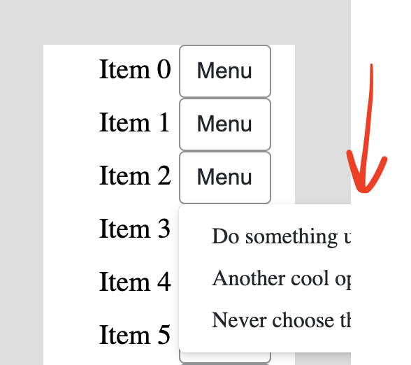 Menu items don't follow the MenuButton on scroll · Issue #59 · szhsin/react-menu · GitHub