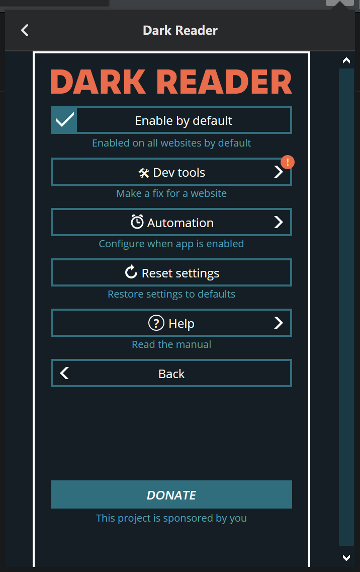 New Tab Site White in Dark Mode after Restart · Issue #1940 · darkreader/darkreader · GitHub