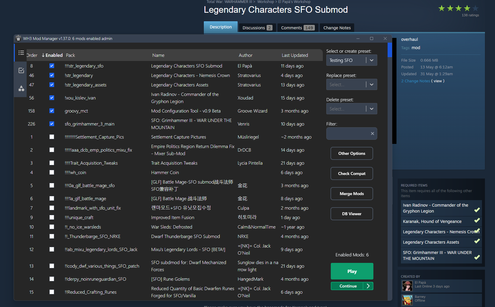 Manager not picking up some required mods · Issue #52 · Shazbot/WH3-Mod-Manager · GitHub