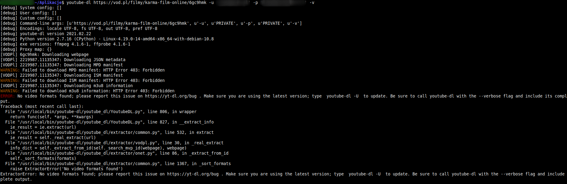 Can't download from vod.pl · Issue #24022 · ytdl-org/youtube-dl · GitHub