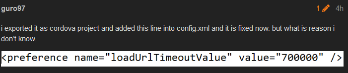 Cordova error on Android devices · Issue #4467 · 4ian/GDevelop · GitHub