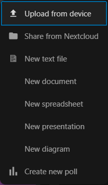 No mime-type icons in new file sharing buttons · Issue #63 · nextcloud/talk-desktop · GitHub