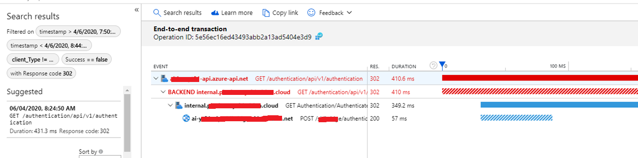 AI handling 302 as an error in API Management · Issue #1888 · microsoft/ApplicationInsights ...