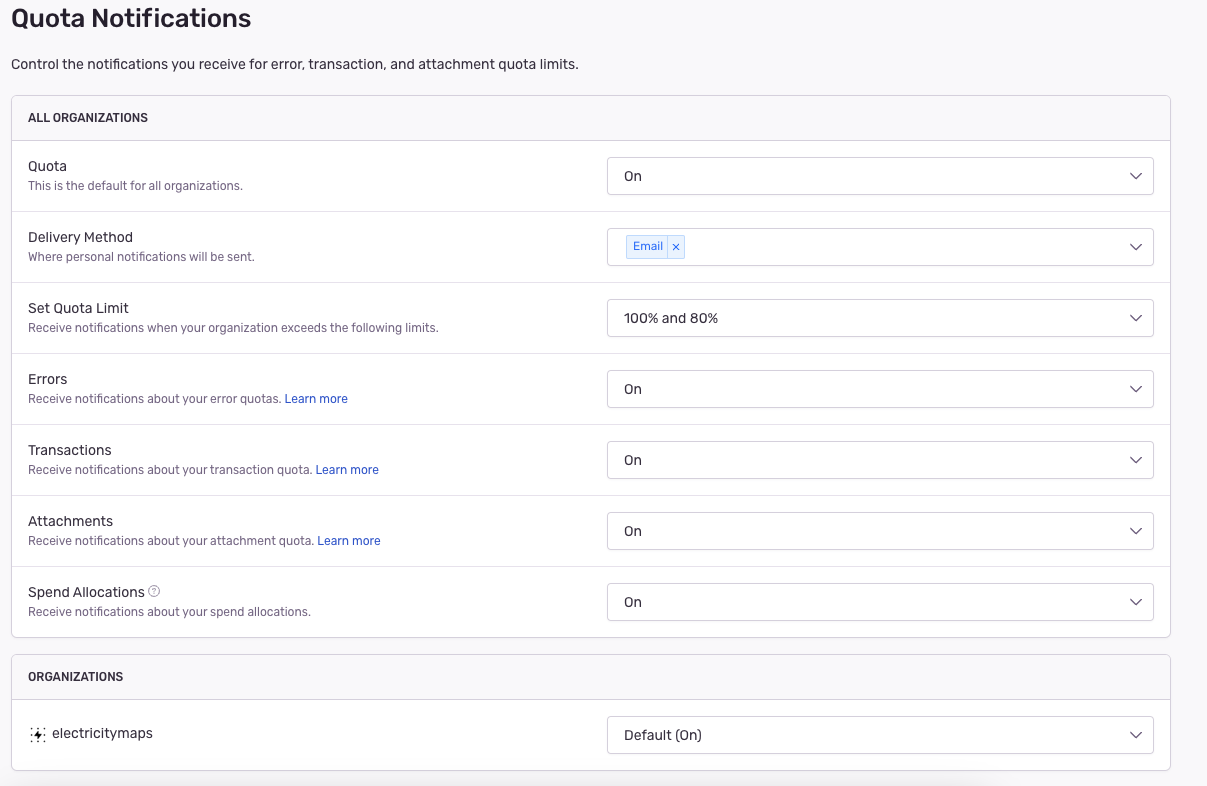 Quota exceeded notification is not sent to Owner · Issue #44571 · getsentry/sentry · GitHub