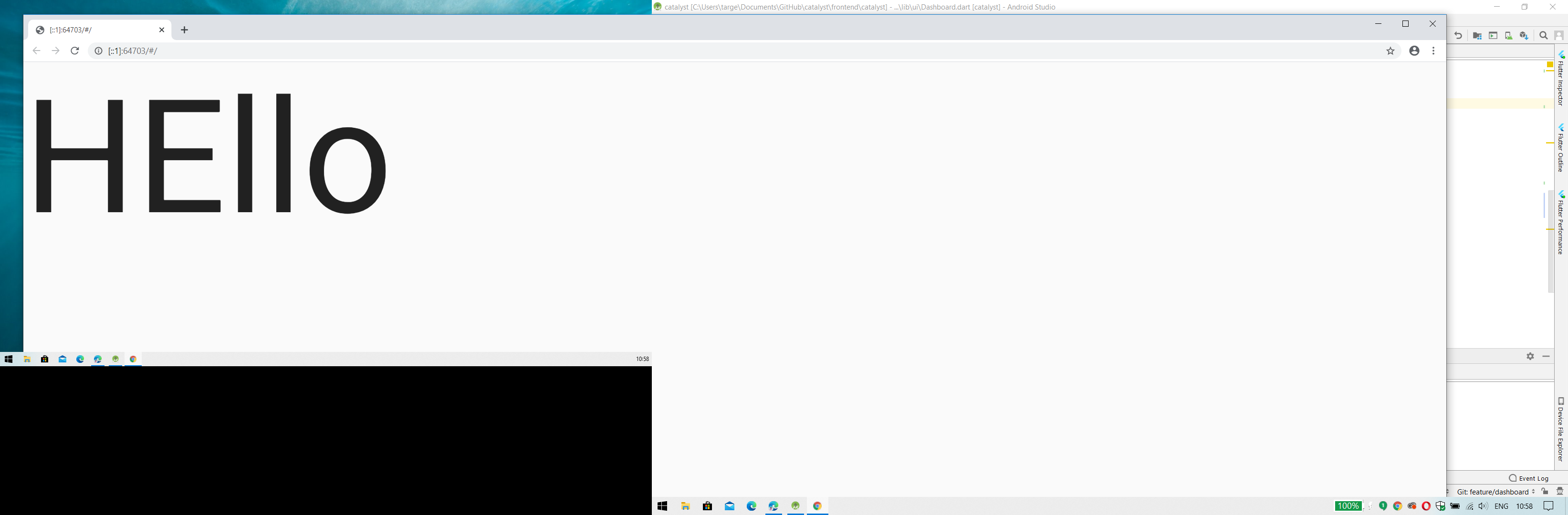 When New Project Is Created In Flutter Scaffold Is So Much Big That It Does Not Fit My Single