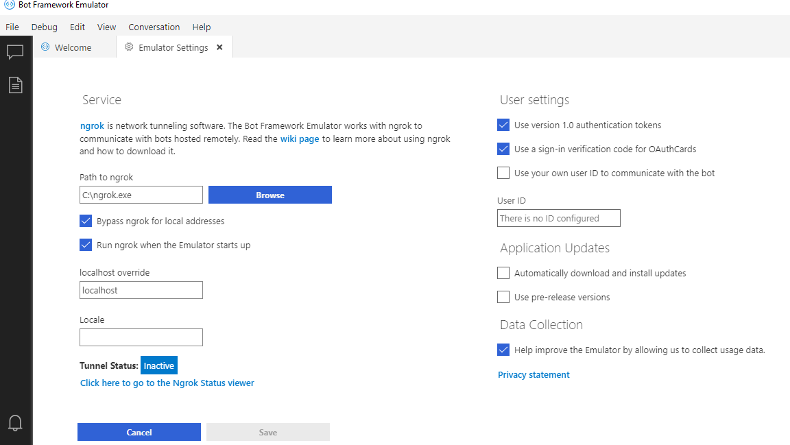Ngrok not getting detected · Issue #2197 · microsoft/BotFramework-Emulator · GitHub