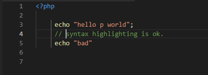 Php syntax hilighting problem · Issue #137421 · microsoft/vscode · GitHub