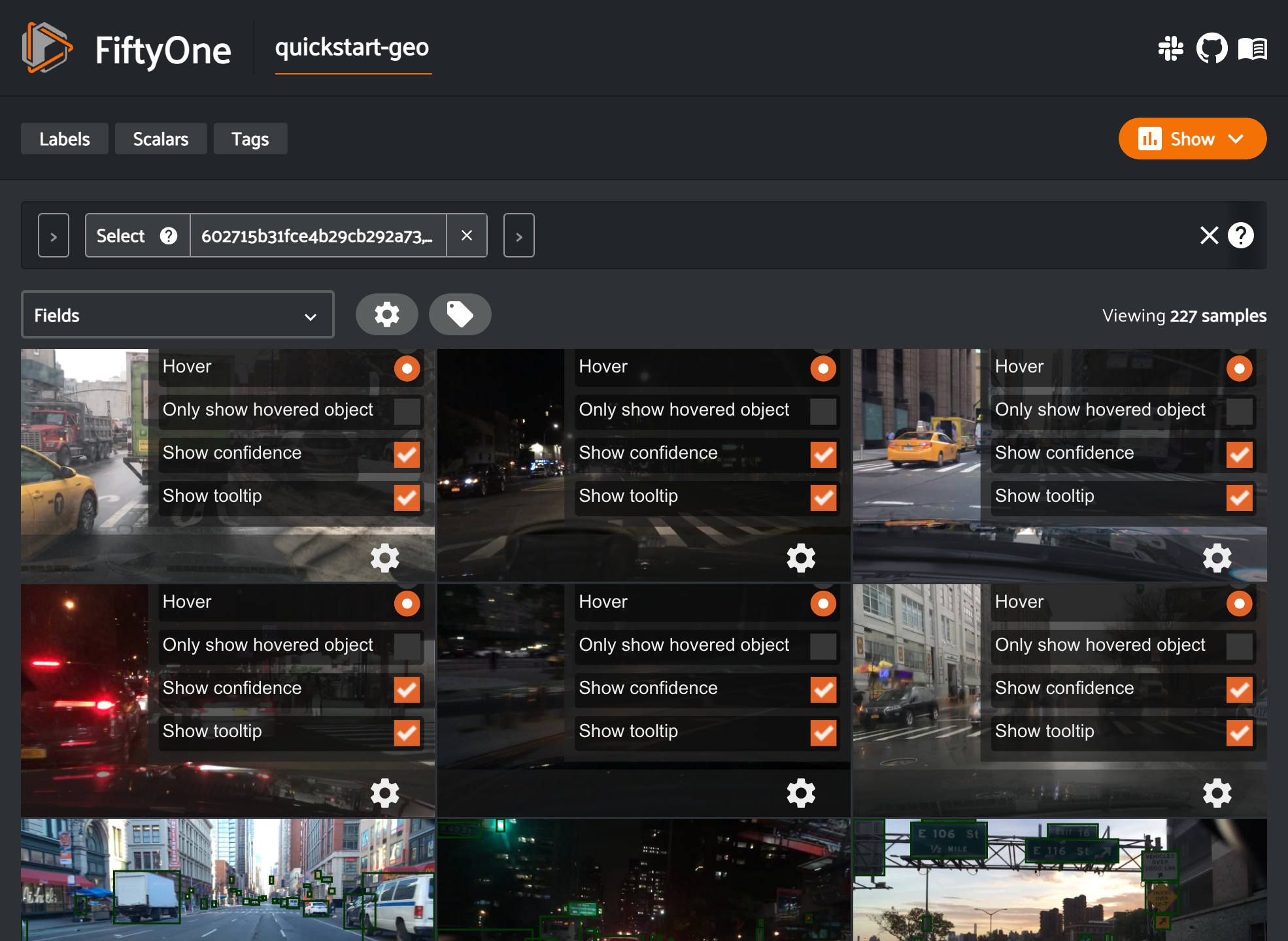 [BUG] Settings menu erroneously appears in App screenshots · Issue #921 · voxel51/fiftyone · GitHub
