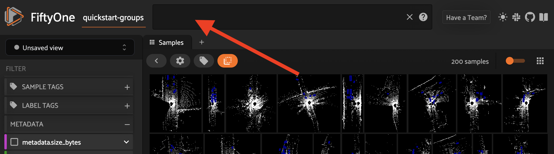 [BUG] View bar crashes when loading SelectGroupSlices view stages · Issue #2720 · voxel51 ...