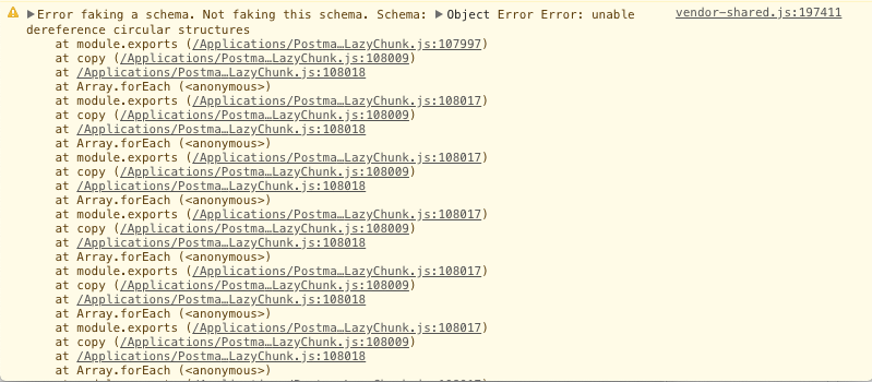 Circular references can't be resolved · Issue #7740 · postmanlabs ...