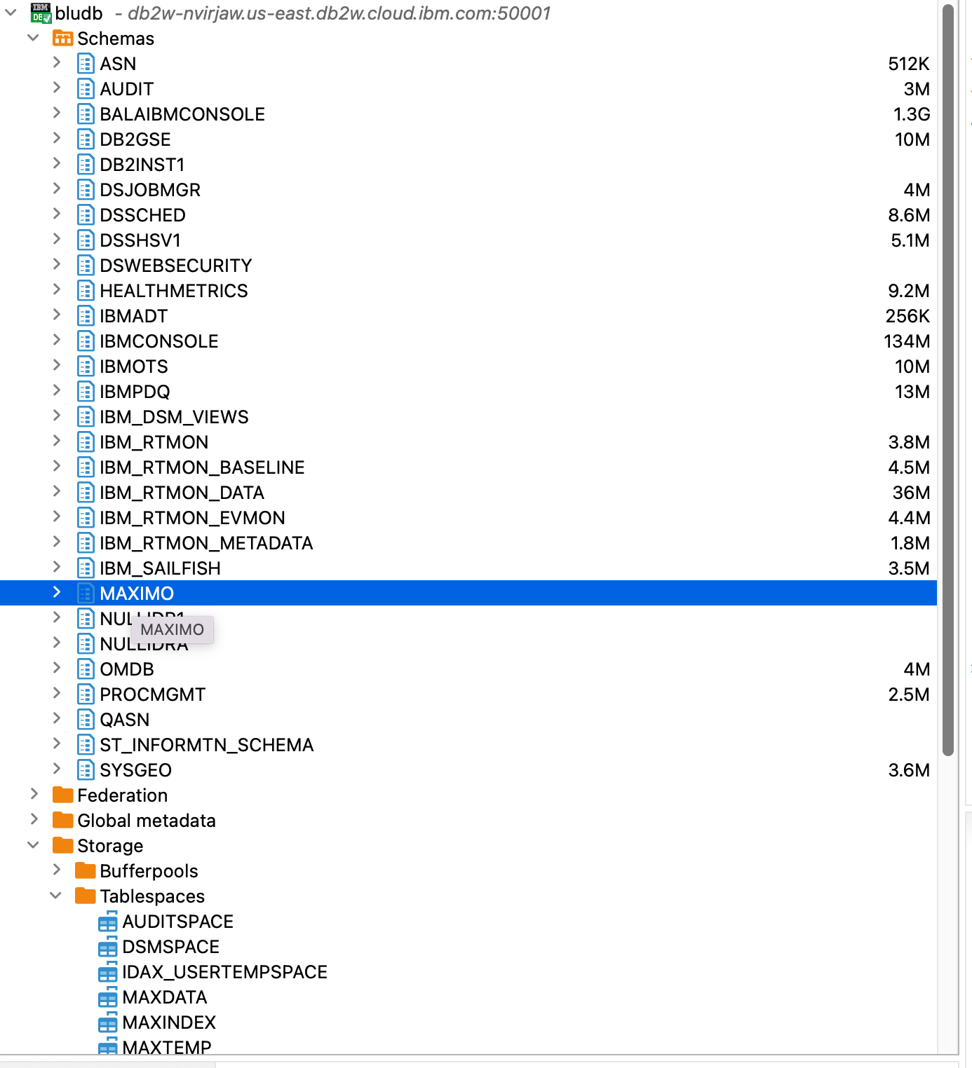 Setup DB2Warehouse schema / tables for Maximo managed · Issue #184 ...