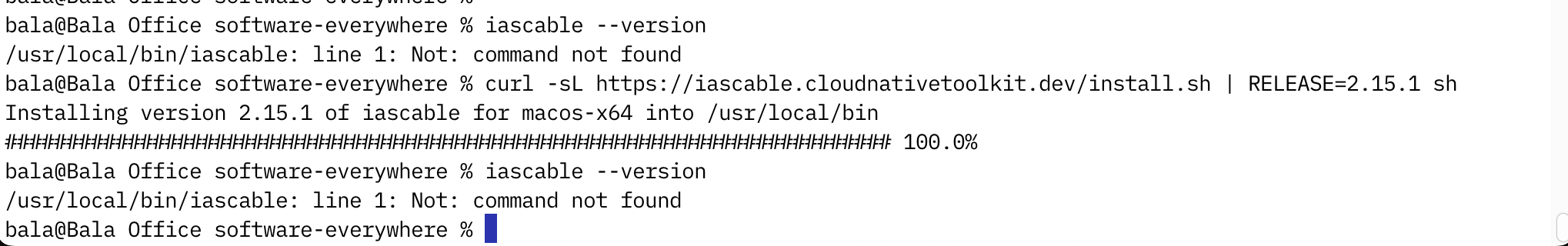 IASCable install and usage - weird errors · Issue #181 · cloud-native-toolkit/iascable · GitHub