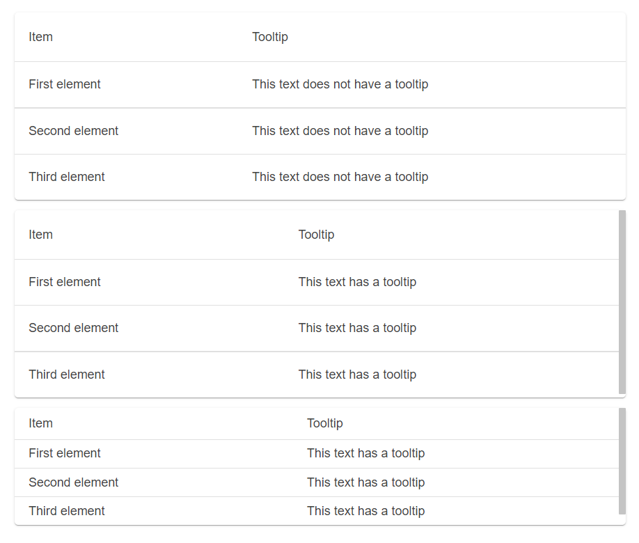 MudTable shows an unnecessary vertical scrollbar if a cell contains a tooltip · Issue #2351 ...