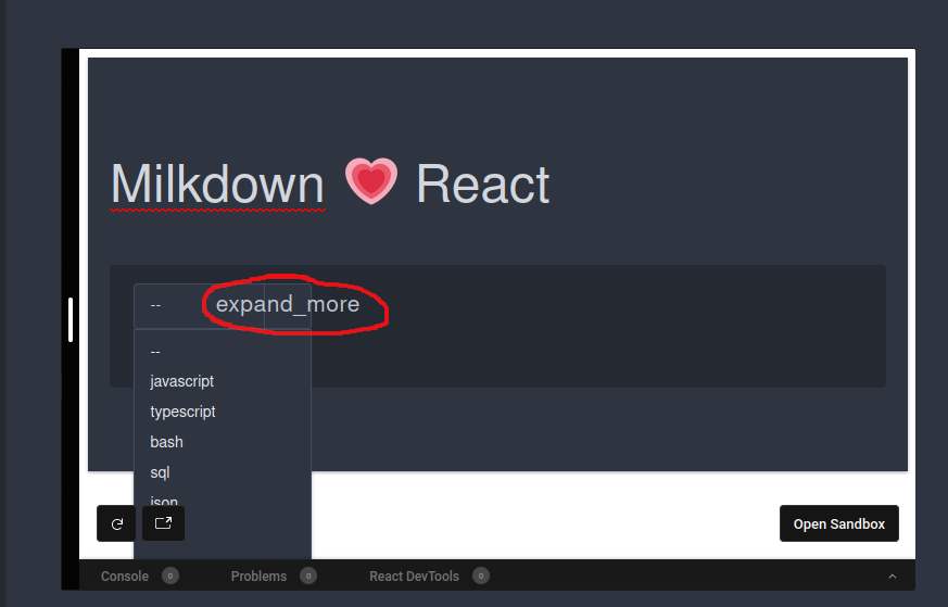 [Bug] Menu button render issues, react integration · Issue #832 · Milkdown/milkdown · GitHub