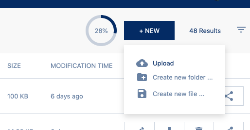UX - upload progress · Issue #1001 · owncloud/web · GitHub