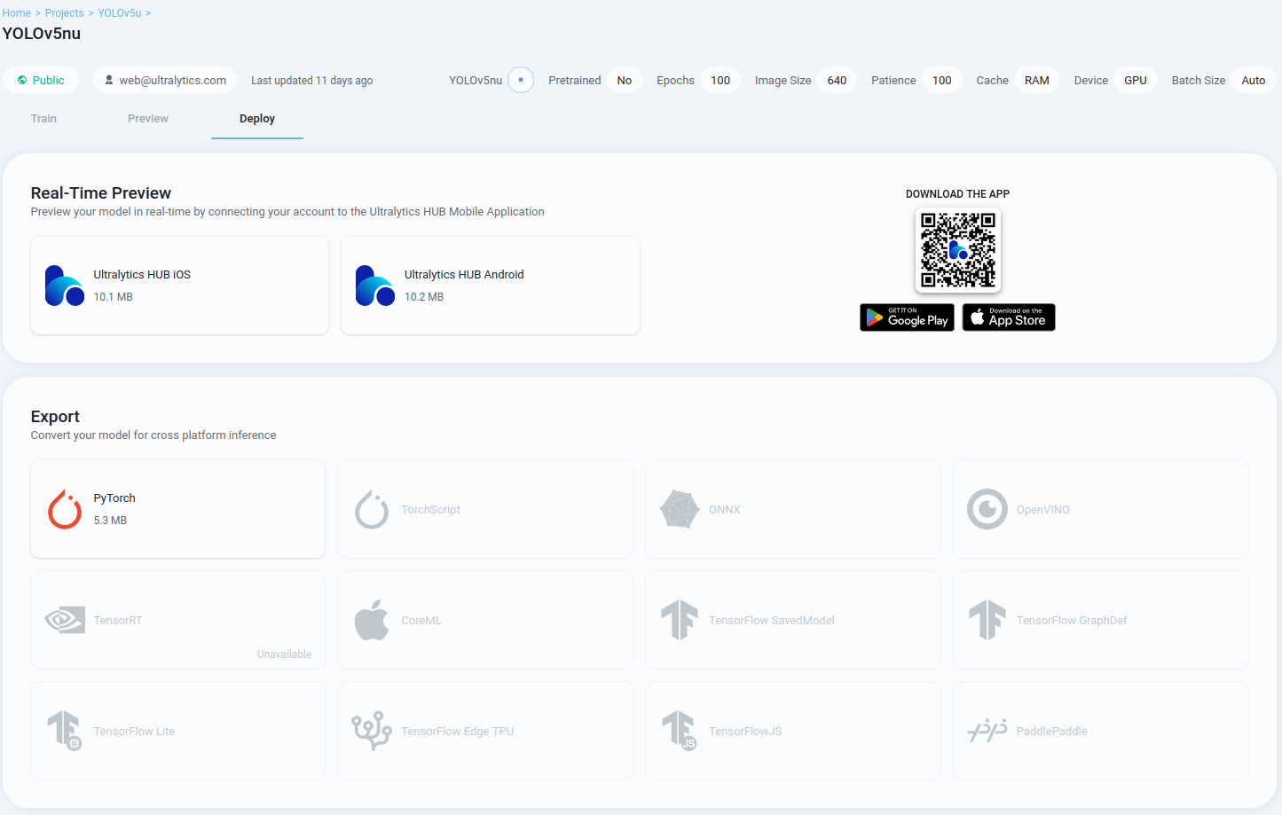 How to put my own model into the app · Issue #225 · ultralytics/hub · GitHub
