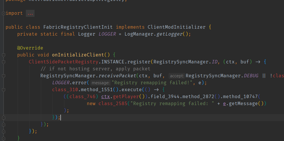 Sources jar sometimes (in lambdas?) contains unmapped names · Issue ...