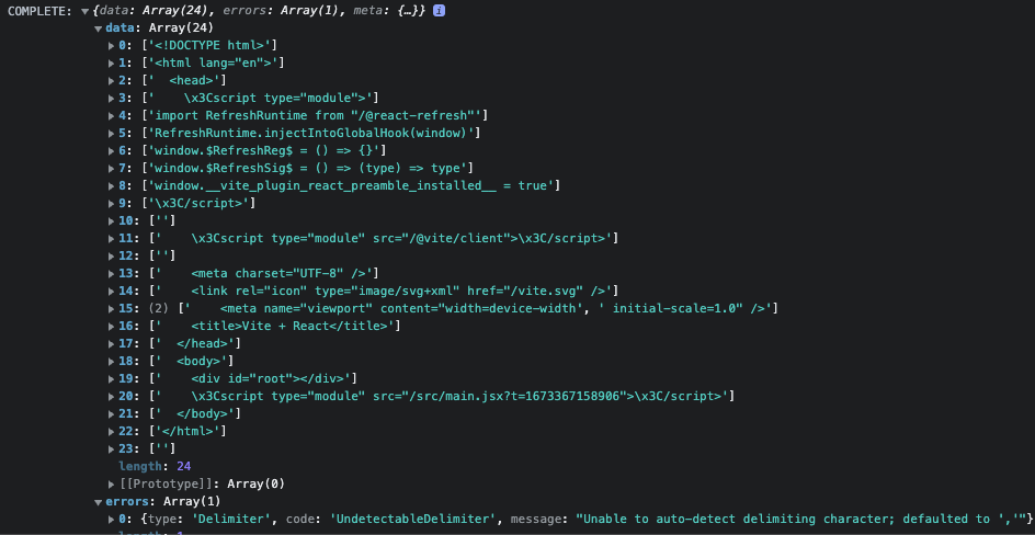 Download Erroring On Simple String When Parsing · Issue 968 · Mholtpapaparse · Github