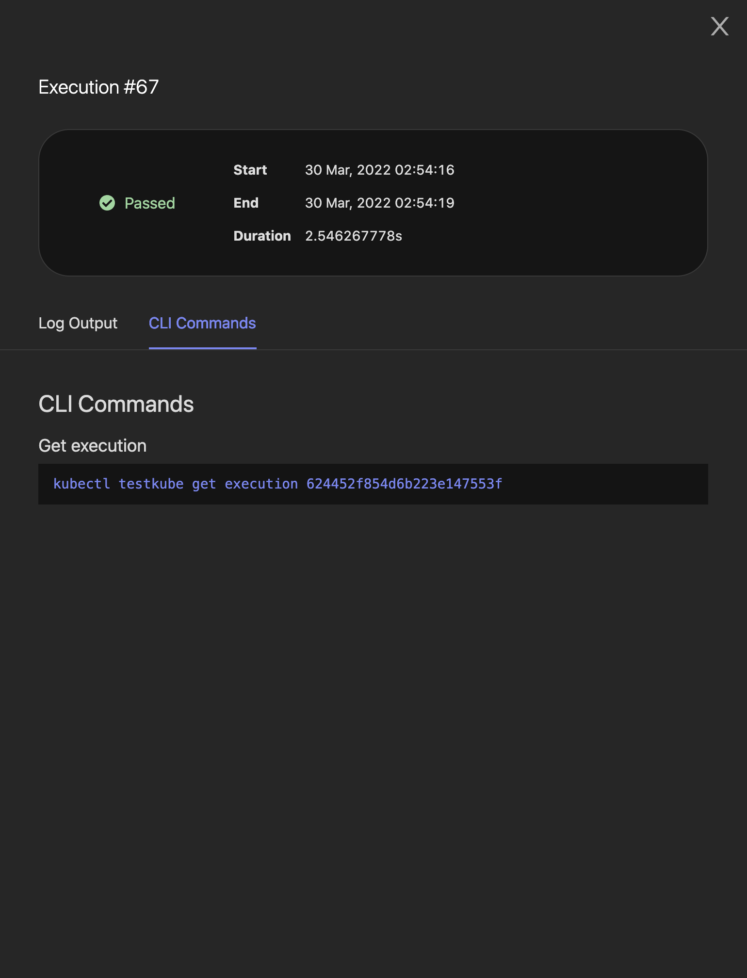 Dashboard Add `cli Commands` Tab To Executions · Issue 1192 · Kubeshoptestkube · Github