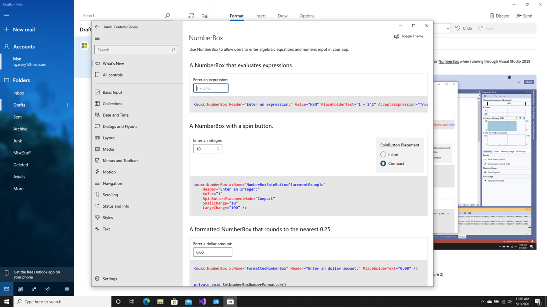 NumberBox Header Missing in WinUI 2.4 · Issue #2367 · microsoft/microsoft-ui-xaml · GitHub