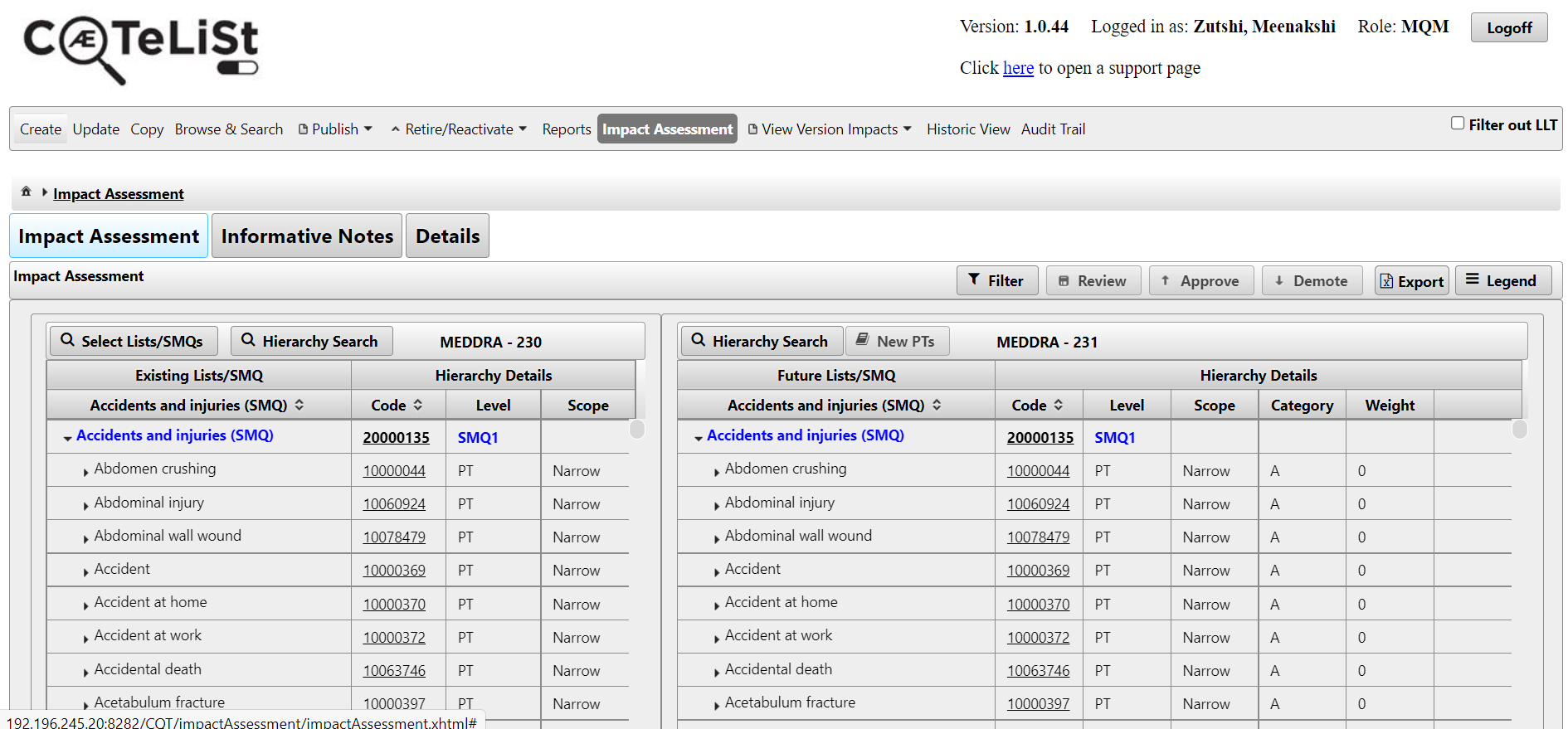 Expansion icon is not displayed for the new PTs added from SMQ. · Issue #554 · DBMS-Consulting ...