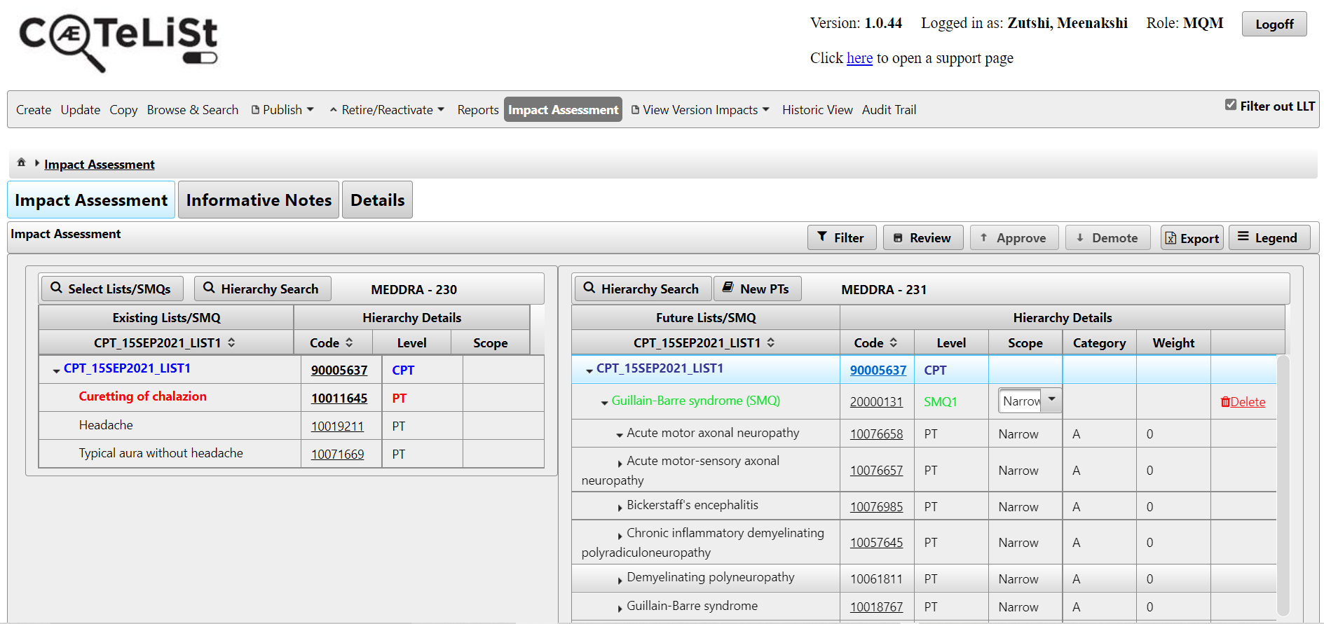 Expansion icon is not displayed for the new PTs added from SMQ. · Issue #554 · DBMS-Consulting ...