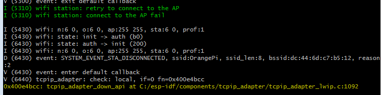 [TW#27104] ESP32 Wifi Station mode failed to reconnect after first time (IDFGH-886) · Issue ...