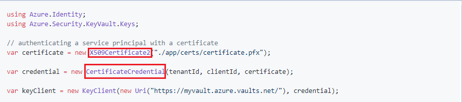 Azure Identity Readme Content And Sample Code Of Azure Identity Is