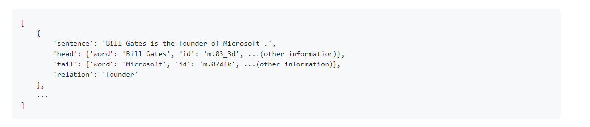 您好，想请问下训练集中关于实体的id指的是什么，有什么特殊意义吗？ · Issue #276 · thunlp/OpenNRE · GitHub