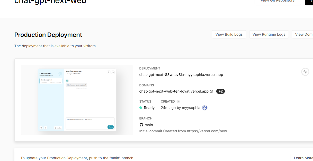 演示的demo大家能访问吗？ · Issue #281 · ChatGPTNextWeb/NextChat · GitHub