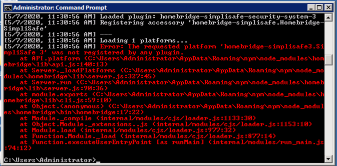 FFmpeg exited with code 1 · Issue #101 · homebridge-simplisafe3/homebridge-simplisafe3 · GitHub