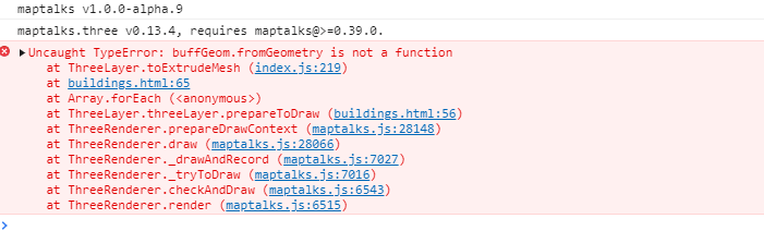 threeLayer.toExtrudeMesh report errors when three version>=125 · Issue #280 · maptalks/maptalks ...