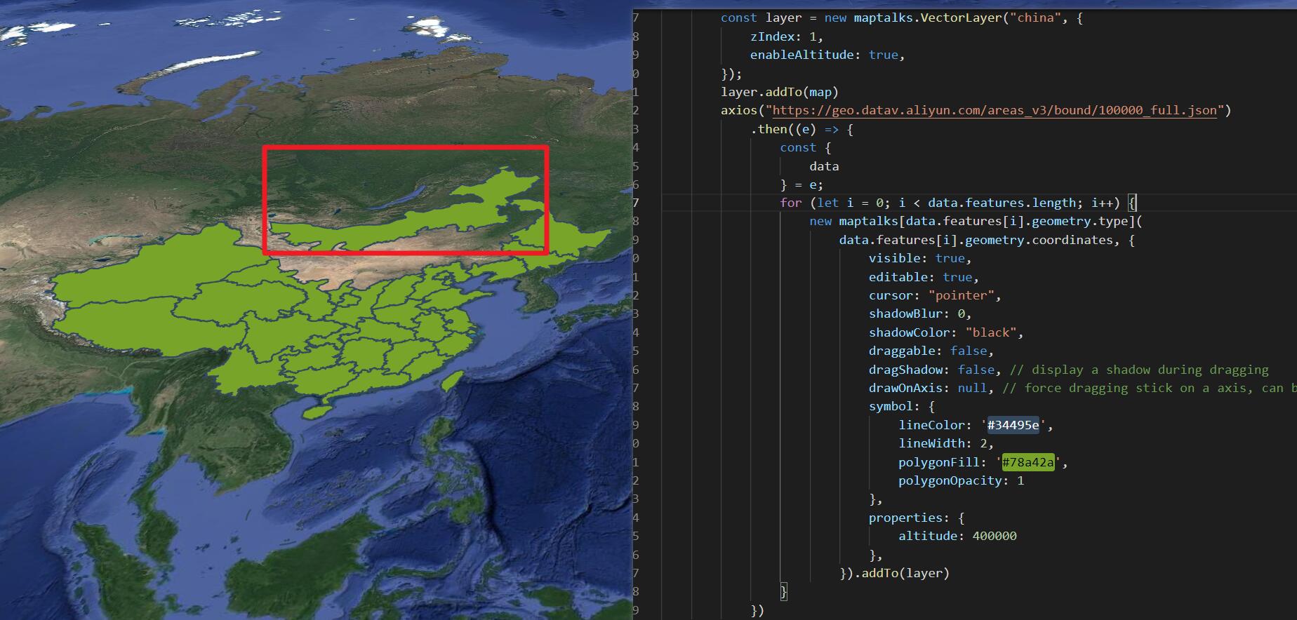 the children of GeometryCollection miss properties · Issue #2042 · maptalks/maptalks.js · GitHub
