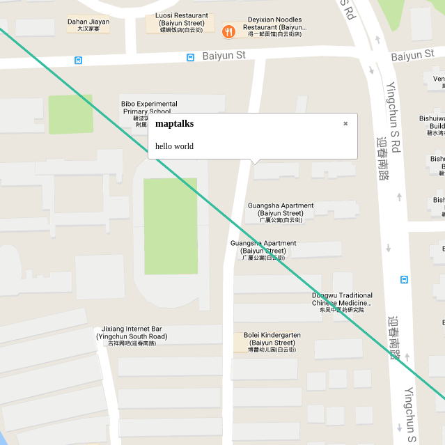 MultiPoint,MultiLineString 绑定 infoWindow后，位置显示不准确 · Issue #739 · maptalks/maptalks.js · GitHub