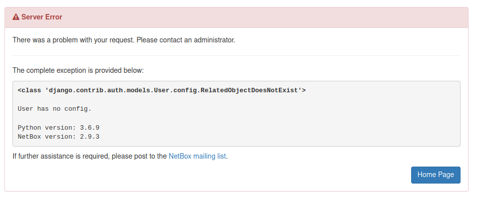 Userconfig Not Automatically Created For Ldap Authenticated User · Issue 5168 · Netbox