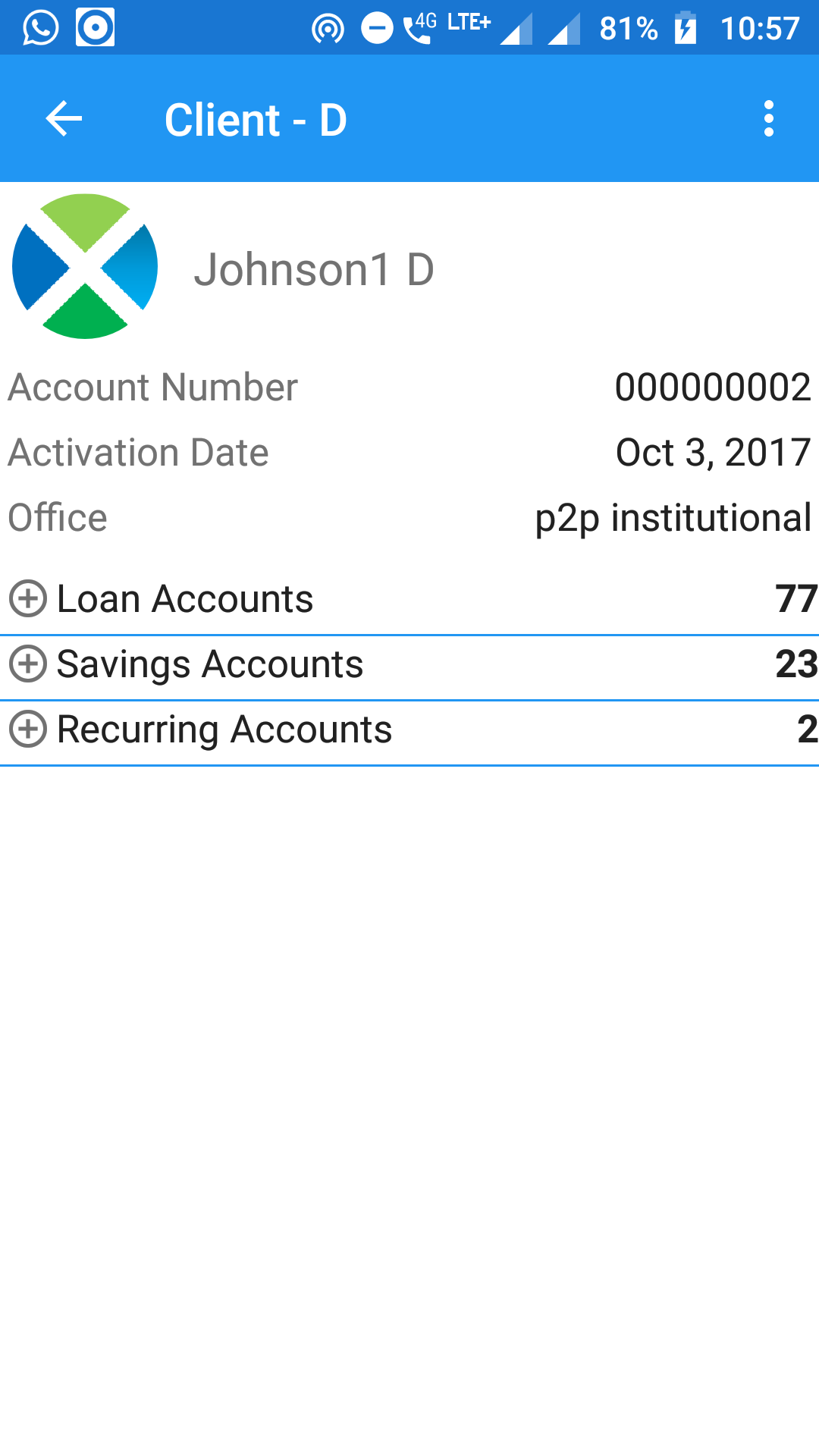 Add Margin to ClientActivity [GCI] · Issue #1191 · openMF/android-client · GitHub