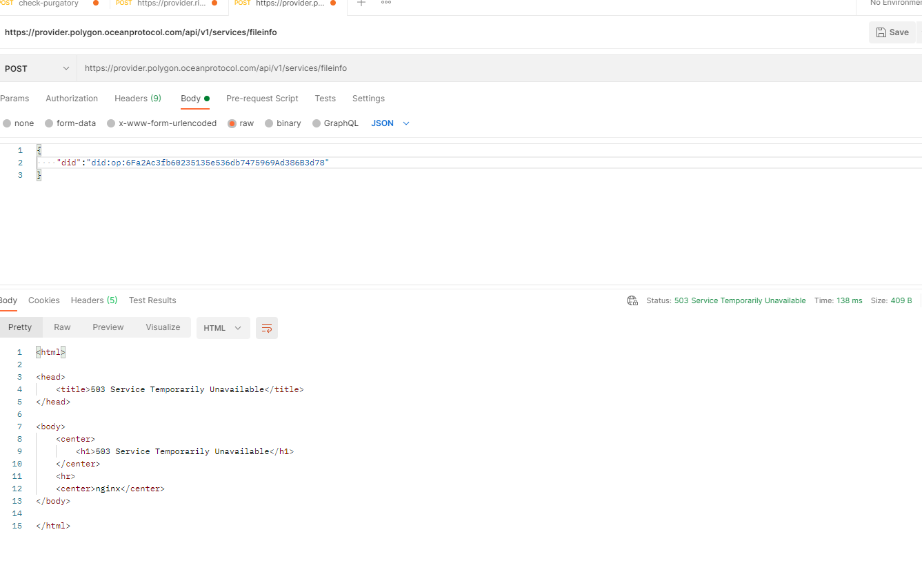 Random timeouts · Issue #159 · oceanprotocol/provider · GitHub