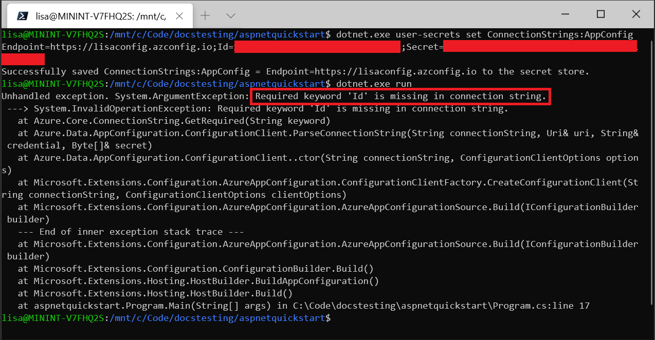Can't run on `netcoreapp3.1` - crashes when running · Issue #50526 · MicrosoftDocs/azure-docs ...
