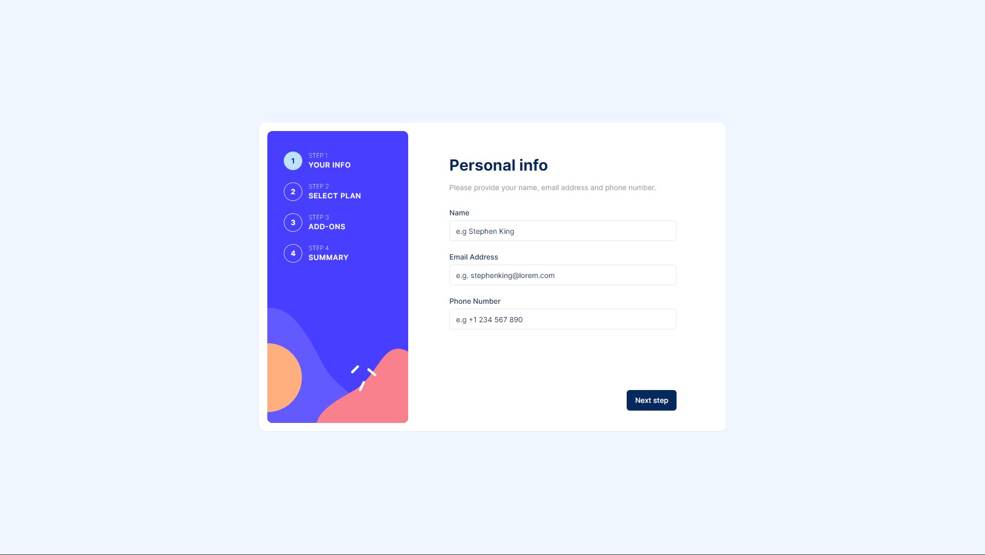 GitHub - MidasVE/multi-step-form GitHub - MidasVE/multi-step-form