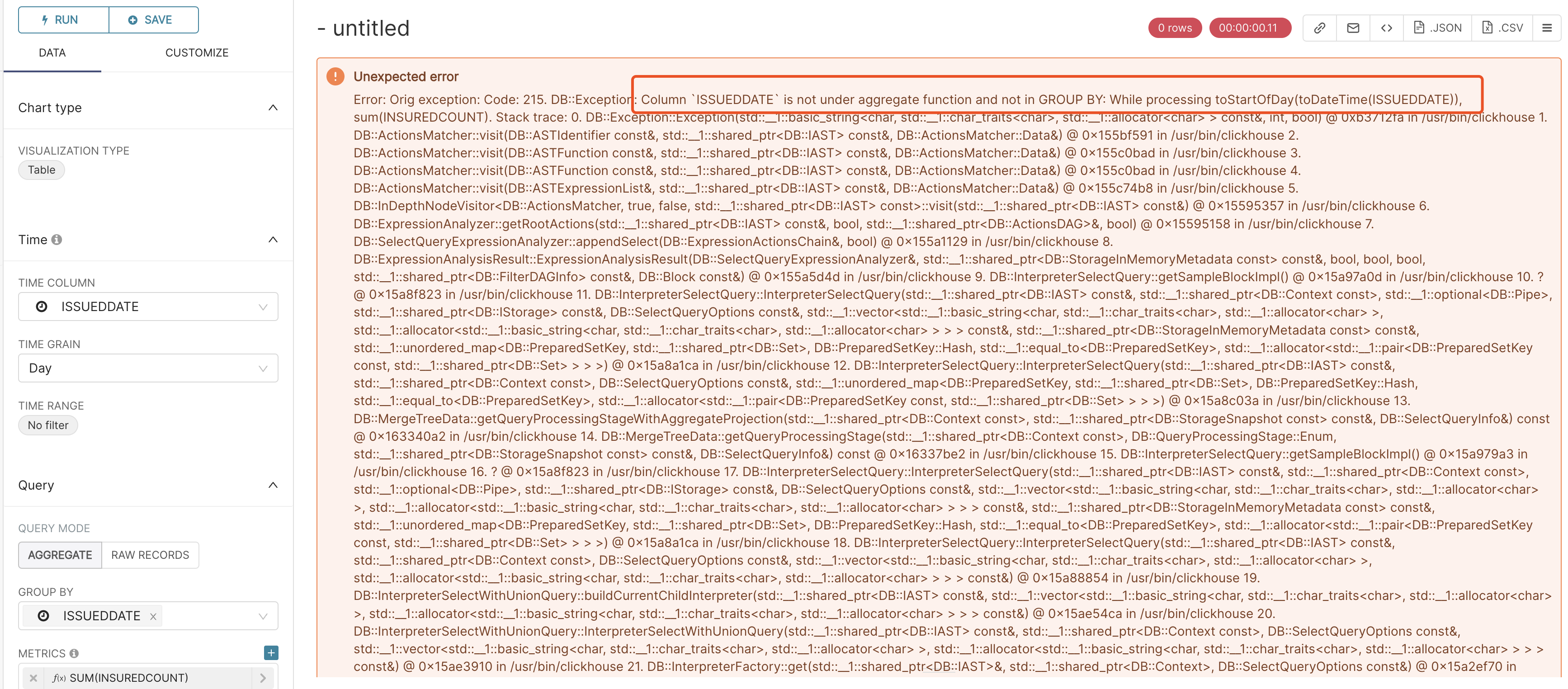 Clickhouse Sql Syntax Error In Group By Timegrainexpressions · Issue 18834 · Apachesuperset