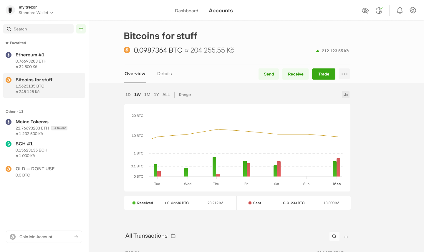 Direct coinjoin account discovery from one button in Accounts page ...