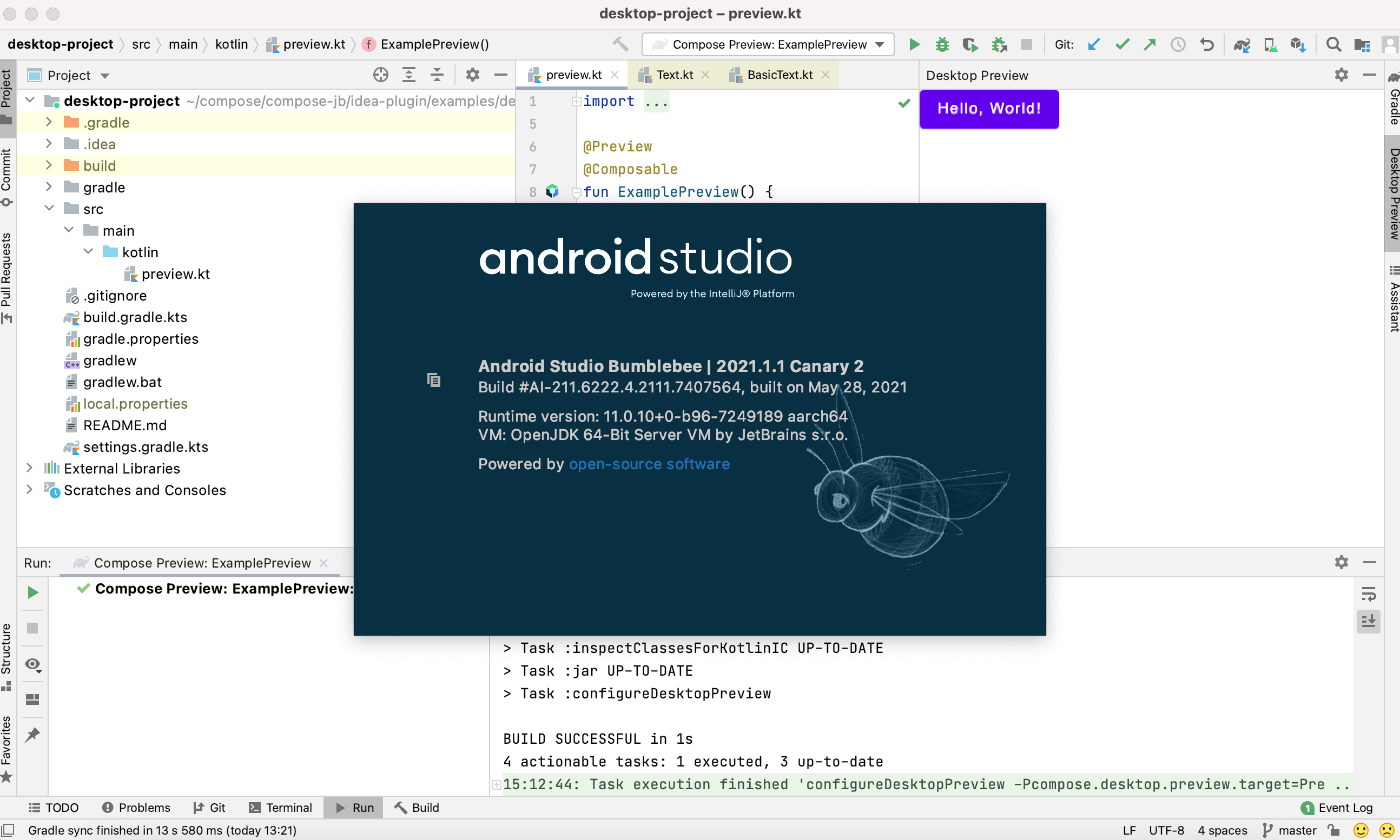 Compose Preview Plugin Wont Install On As Bumblebee · Issue 847 · Jetbrainscompose