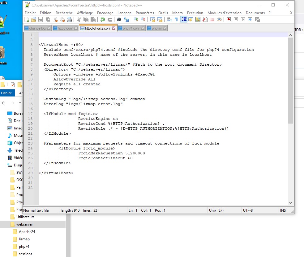 log erreur apache suite à l'activation httpd-vhosts.conf · Issue #2425 · 3liz/lizmap-web-client ...